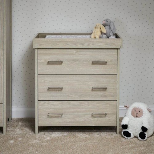 Obaby Changing Unit Nika Grey Wash - Mum n Me Baby Shop Malta